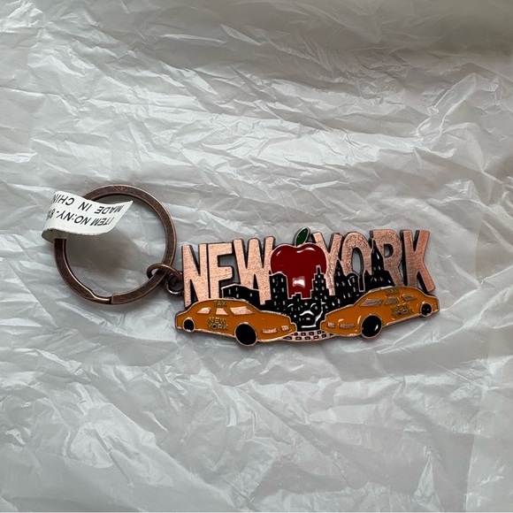 NYC | Accessories | Nyc Key Holder With Yellow And Red Accents | Poshmark